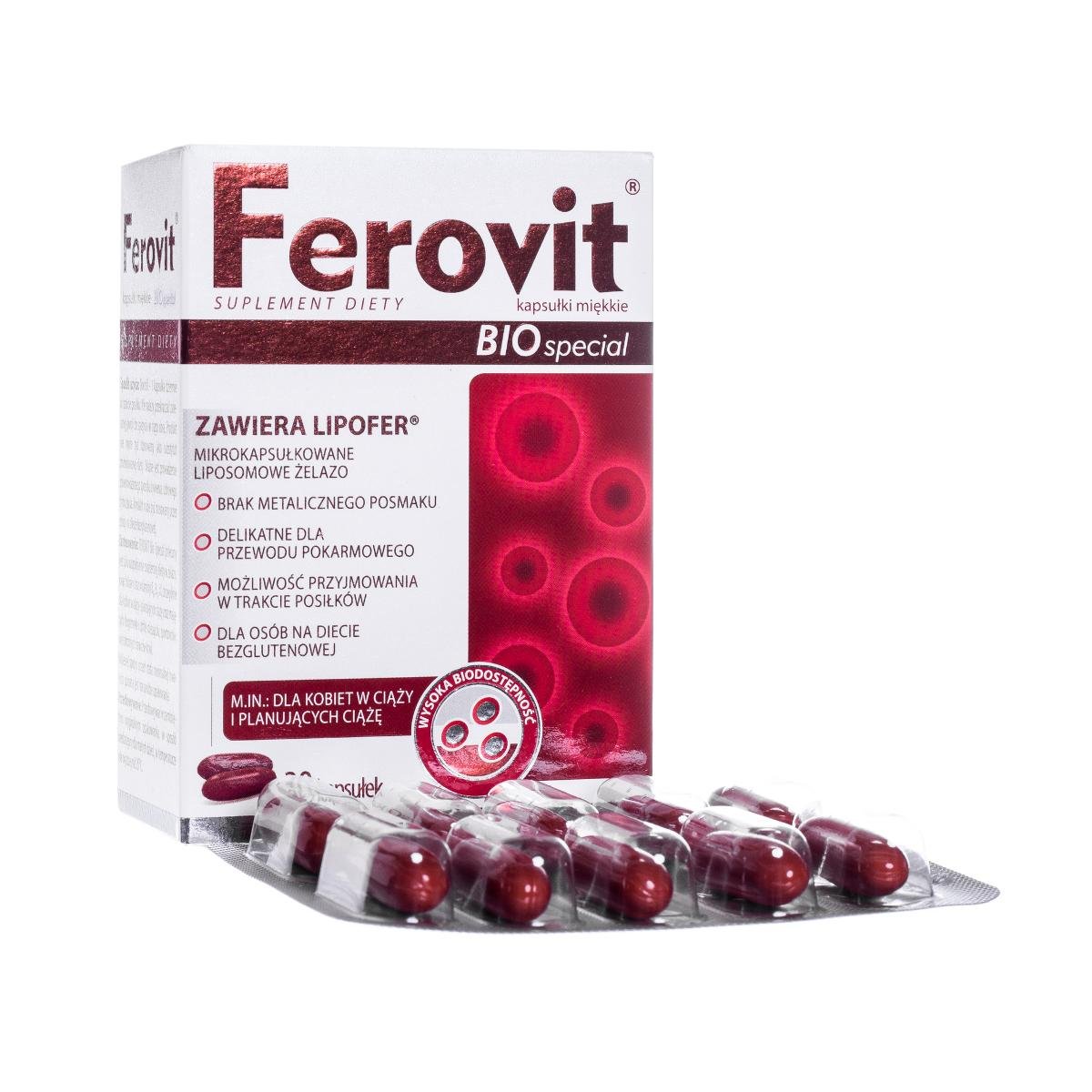 Ferovit Bio Special, suplement diety, 30 kapsułek | Sklep EMPIK.COM