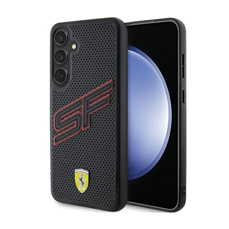 Ferrari Big SF Perforated - Etui Samsung Galaxy S24+ (czarny) - Ferrari ...