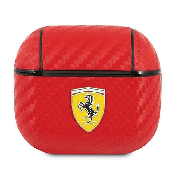 Ferrari FESA3CARE AirPods 3 cover czerwony/red On Track PU Carbon ...