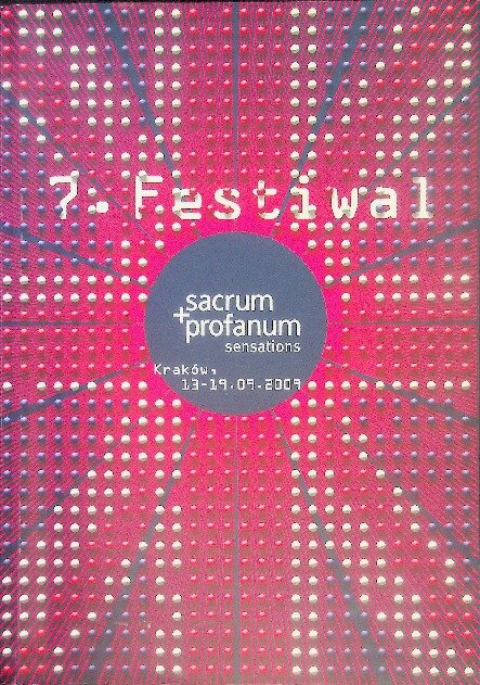 Festiwal sacrum + profanum sensations Kraków - Opracowanie zbiorowe ...
