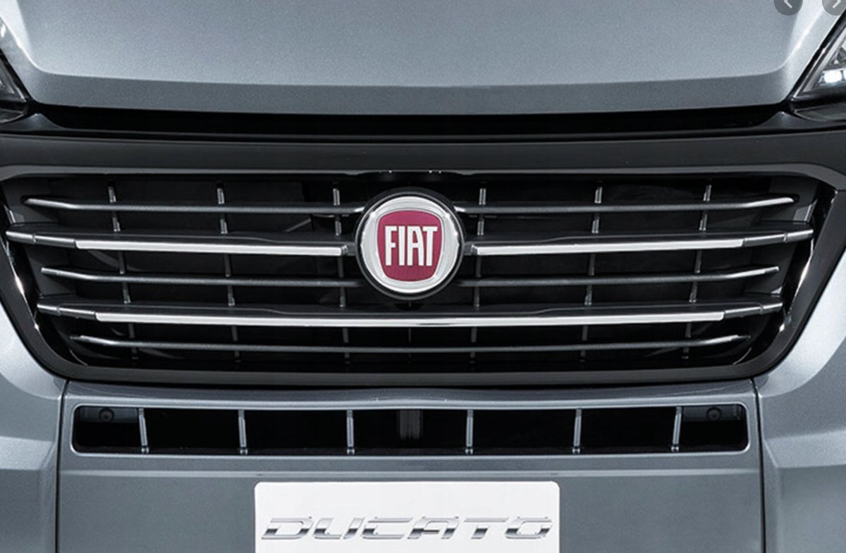 FIAT DUCATO III - Listwy CHROM atrapa grill Tuning - Martig ...