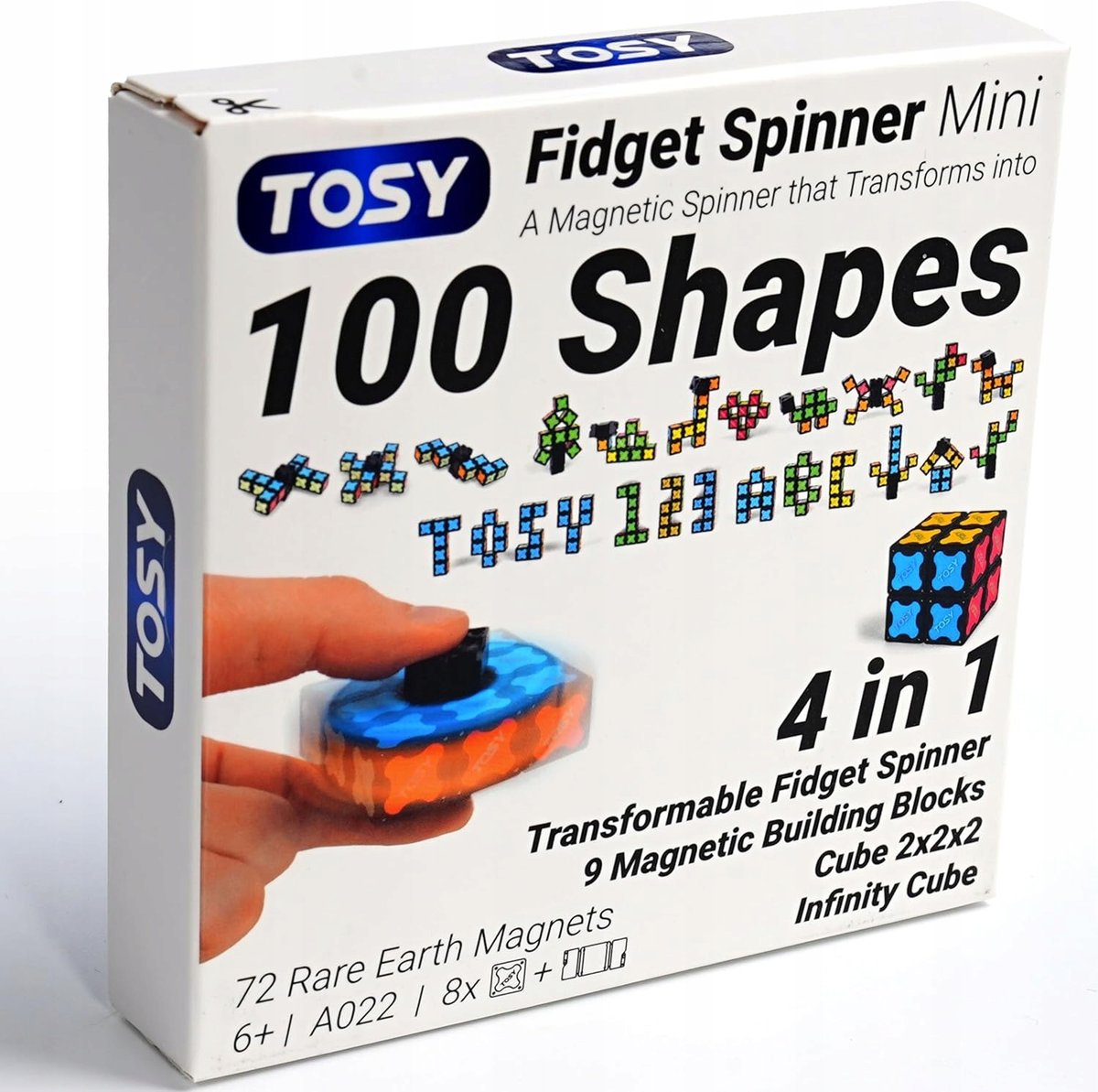 Fidget Spinner magnetyczna mini zabawka kostka 4w1antystresowa dla ...