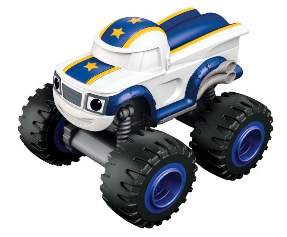 Figurka DARINGTON z bajki Blaze i megamaszyny 8cm x 6,5cm x 7cm BIAŁY ...