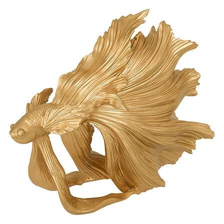 Figurka dekoracyjna Bojownik 22,5cm złoty - Atmosphera | Sklep EMPIK.COM
