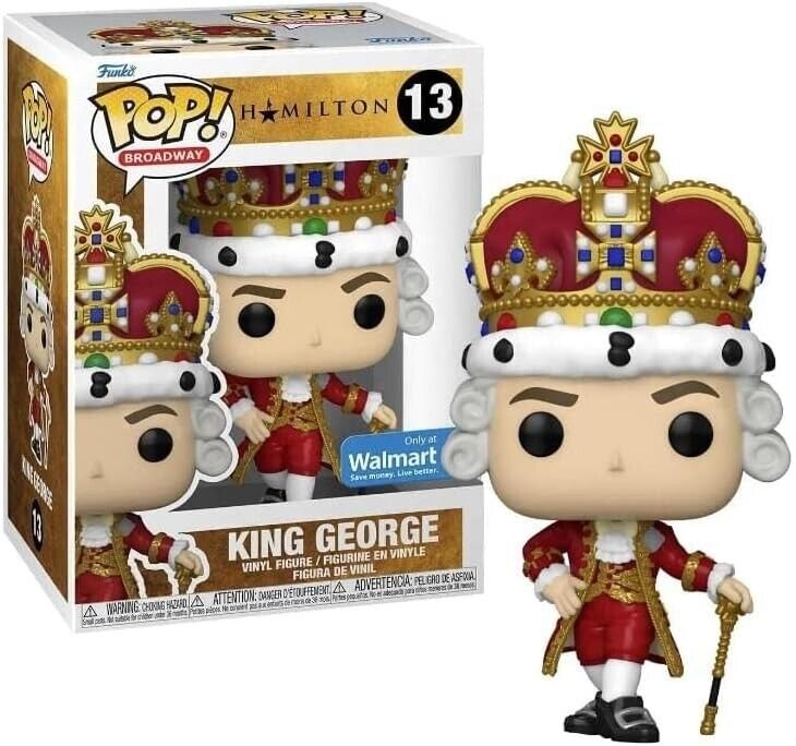 Figurka Funko Pop! Broadway Hamilton King 10 George (Rd) Exclusive ...