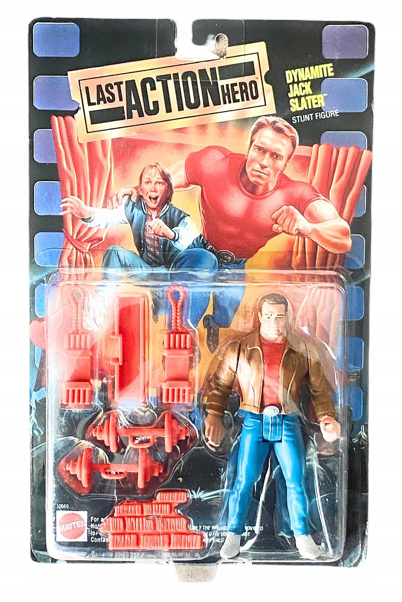 Figurka kaskaderska Last Action Hero Dynamite Jack Slater firmy Mattel ...