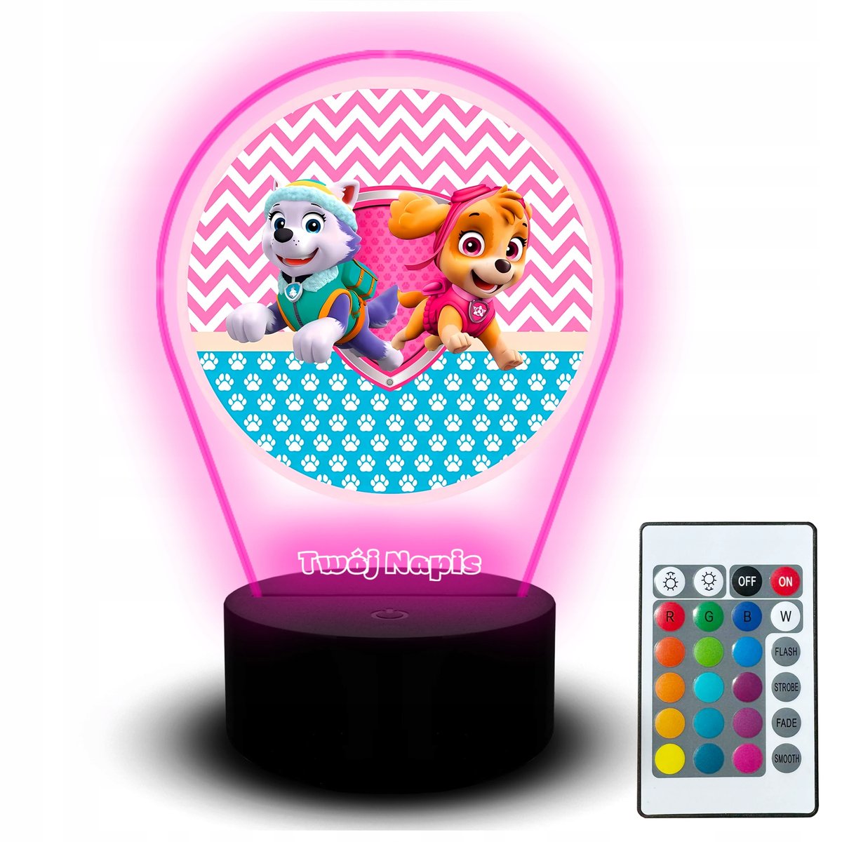 Figurka Led Skye Everest Paw Psi Patrol Lampka Dla Dzieci na Dzień ...