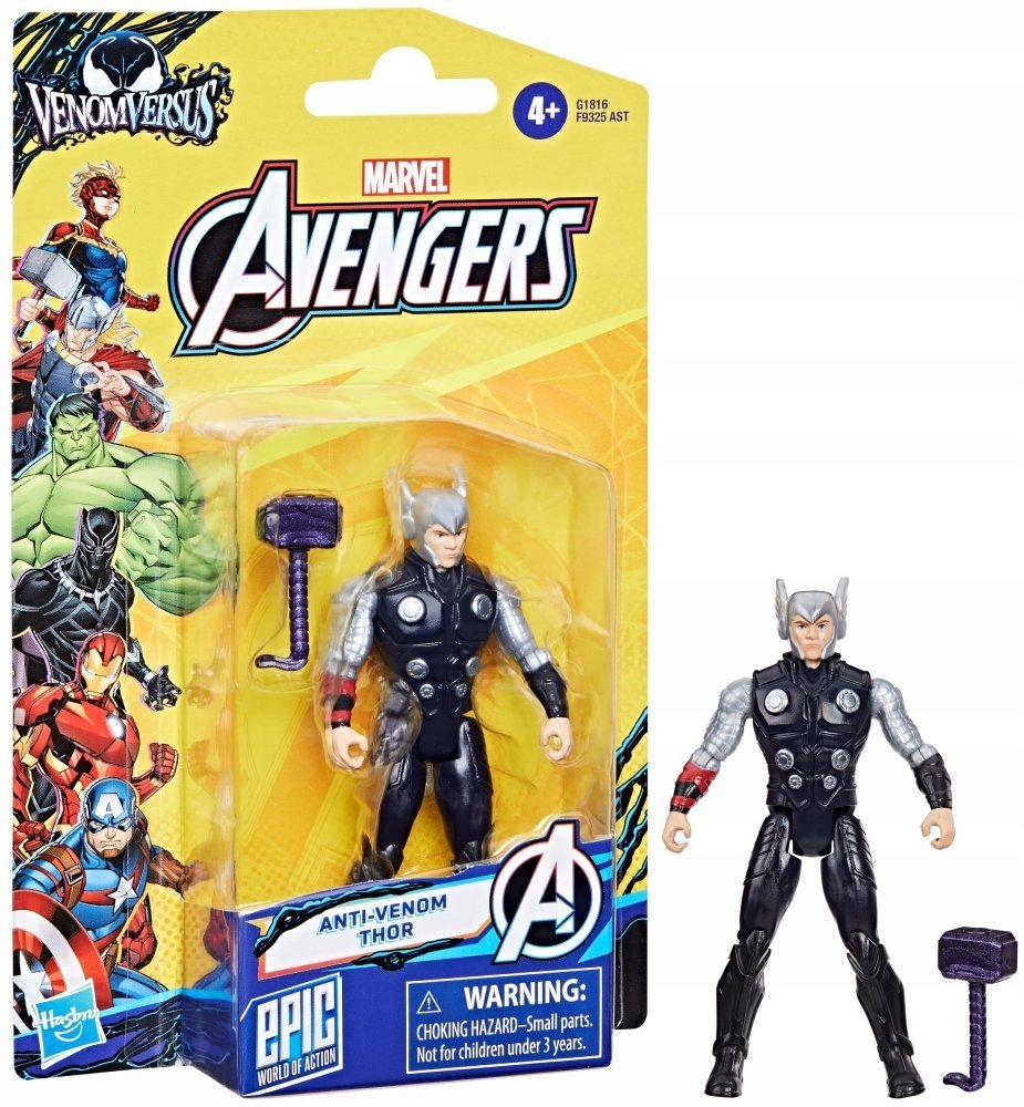 Figurka MARVEL Avengers Evergreen Venom Thor G18165X0 - Inna marka ...