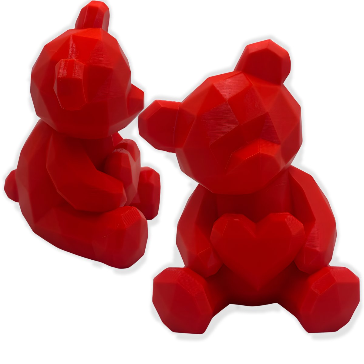 Figurka Miś Low Poly Uniwersalny Prezent Walentynki Dzień Kobiet Babci ...
