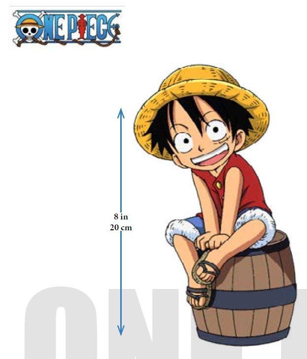 figurka monkey d. luffy na beczce z oświetleniem led - 20cm - TEKNOFUN ...