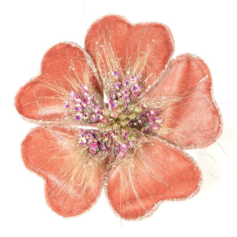 Figurka na Boże Narodzenie, SW/KW/173 14x4 cm, pudrowo różowa - Eurofirany | Sklep EMPIK.COM