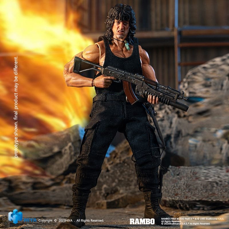 Figurka Rambo III Exquisite Super Series 1/12 - John Rambo (First Blood ...