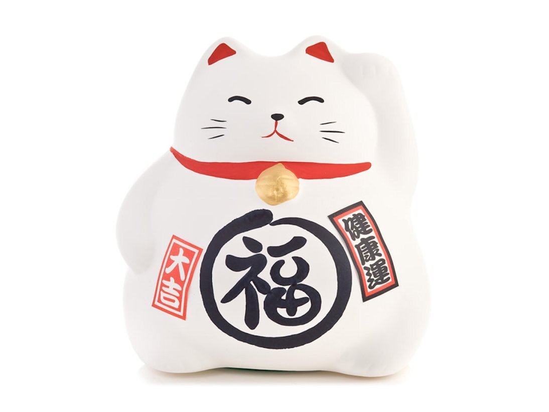 Figurka skarbonka Maneki Neko - Szczęście - Made in Japan | Sklep EMPIK.COM