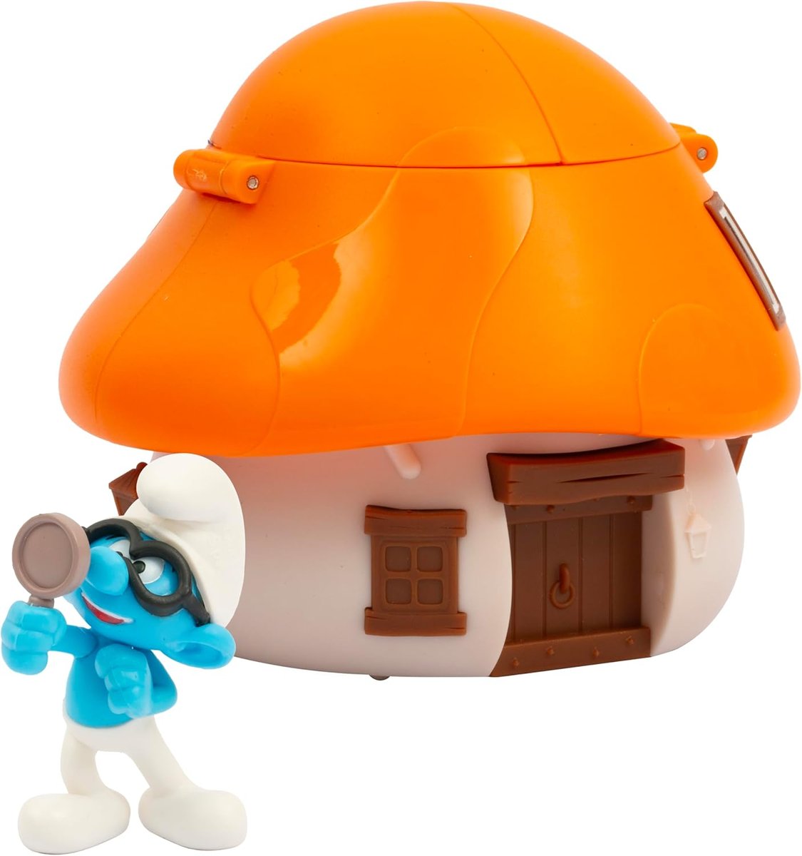 Figurka Smerf Ważniak i domek z pomarańczowym daszkiem - Giochi Preziosi | Sklep EMPIK.COM