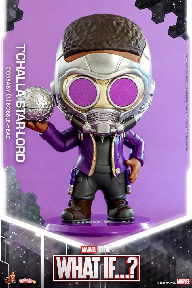 FIGURKA WHAT IF..? MARVEL COMICS COSBABY -T'CHALLA STAR-LORD LICENCJA ...