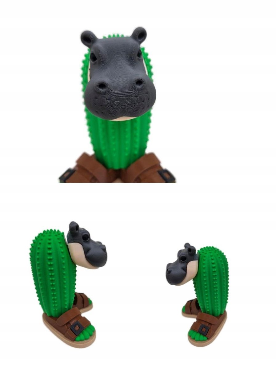 Figurka Wielki IL Cacto Hipopotamo Przegubowy 12 cm Tik Tok Viral ...