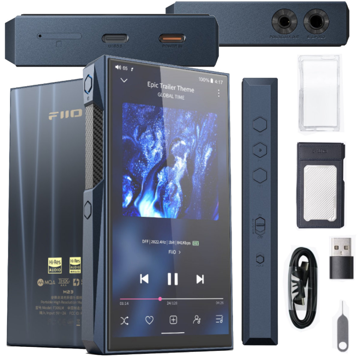 Fiio M23 Przenośny Odtwarzacz Wzmacniacz Słuchawkowy Dac 64Gb Bluetooth - FiiO | Sklep EMPIK.COM