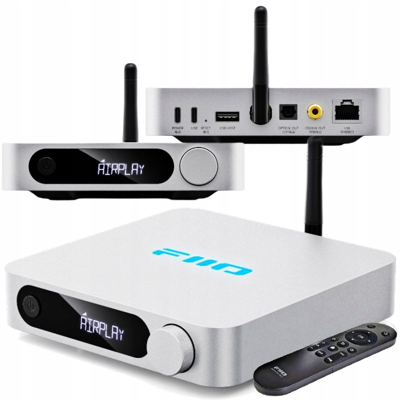 FIIO SR11 TRANSPORT SIECIOWY STREAMER WYJŚCIA CYFROWE ROON ENDPOINT ...