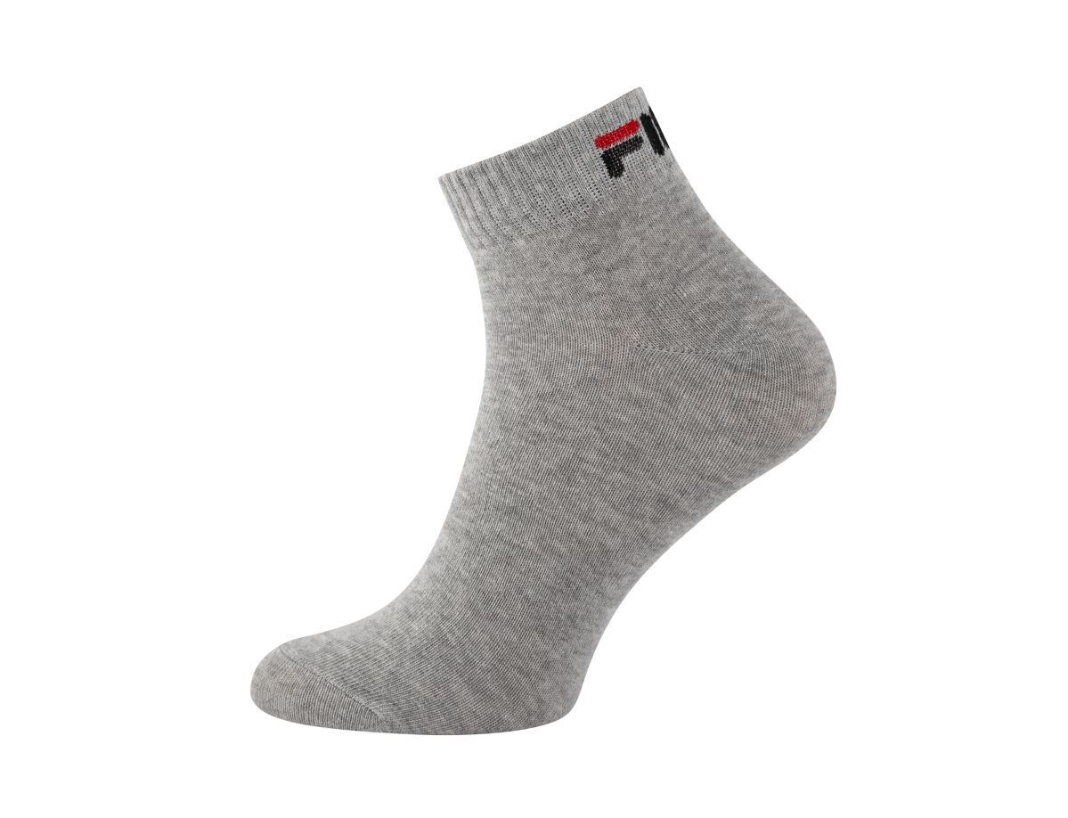 Fila, Skarpety sportowe, Quarter plain socks, 3-pack, F9300, szare, rozmiar 43/46 - Fila | Sport ...