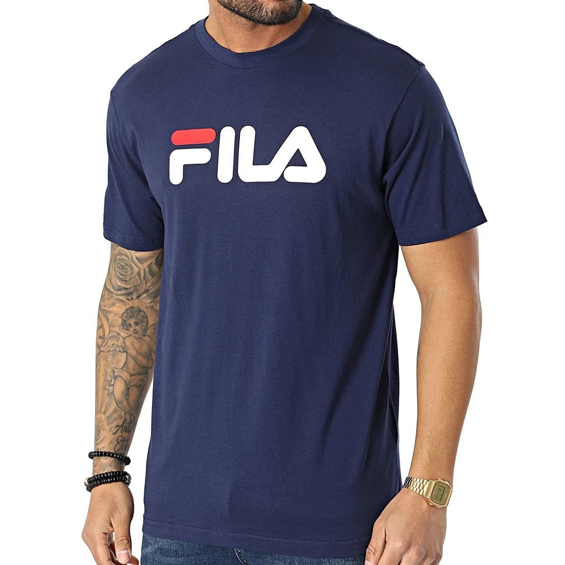 Fila T-Shirt Granatowy Bellano Tee Fau0092.50001 M - Fila | Sport Sklep EMPIK.COM