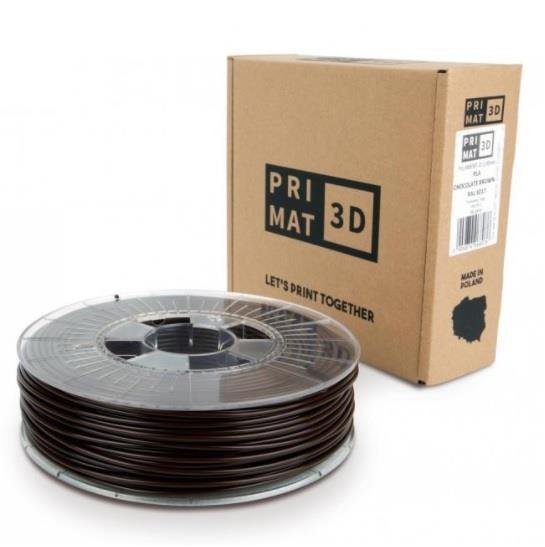 Filament do drukarki 3D PRI-MAT3D PLA, Chocolate Brown RAL 8017, 1.75 ...