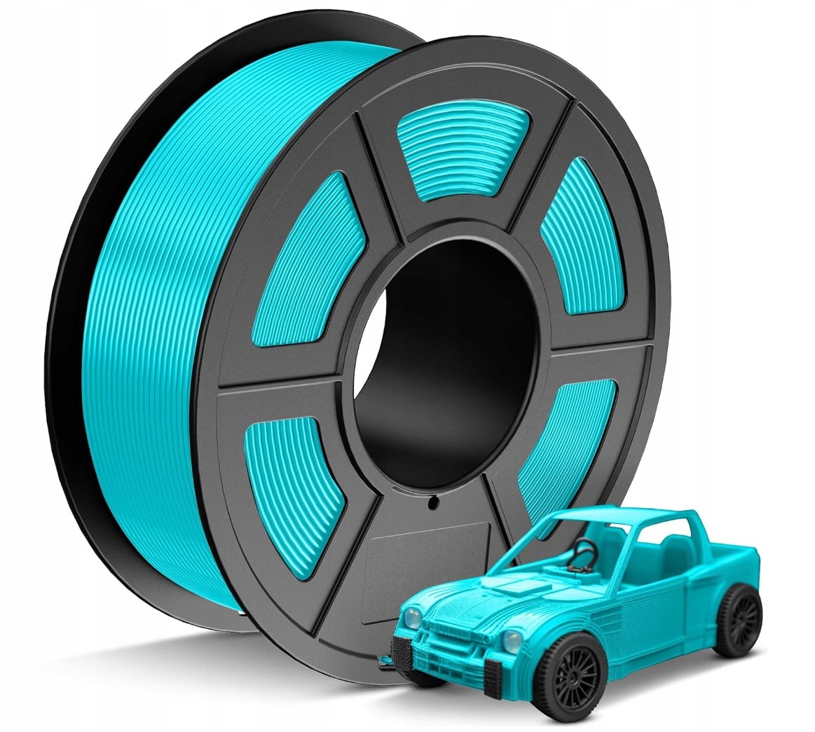 Filament Petg Cyjan 1,1Kg Do Drukarki 3D Druk 3D 1,75Mm Niebieski ...