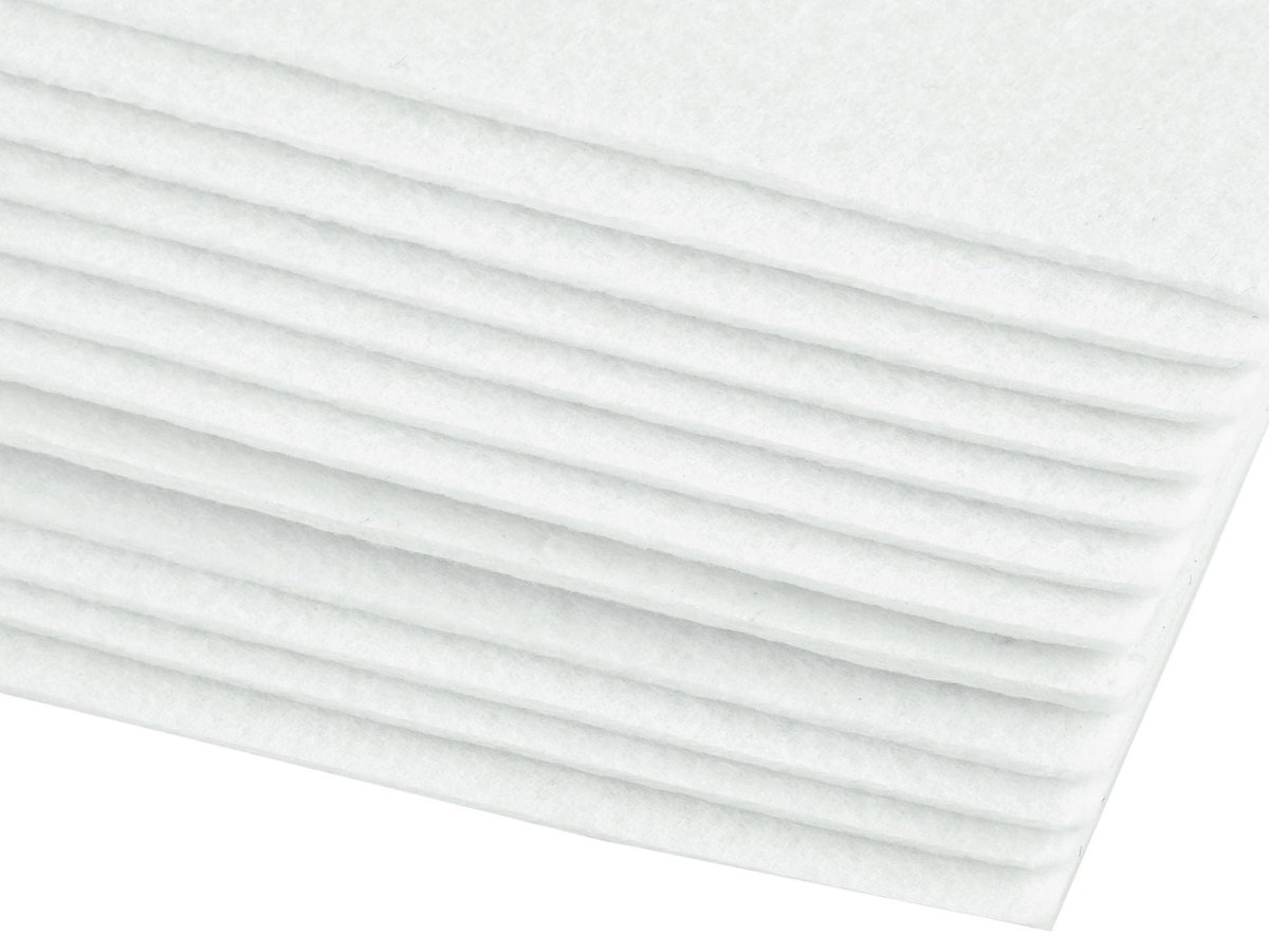 Filc 3 mm 20 x 30 cm Arkusz A4 Biały - Inna marka | Sklep EMPIK.COM