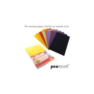 Filc Samoprzylepny 20X30 Mix Kolorów 10Szt Penword - PENWORD | Sklep ...