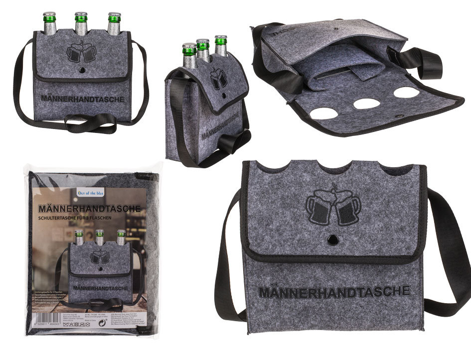 Filcowa torba na piwo na 3 butelki - Kemis - House of Gadgets | Sklep EMPIK.COM
