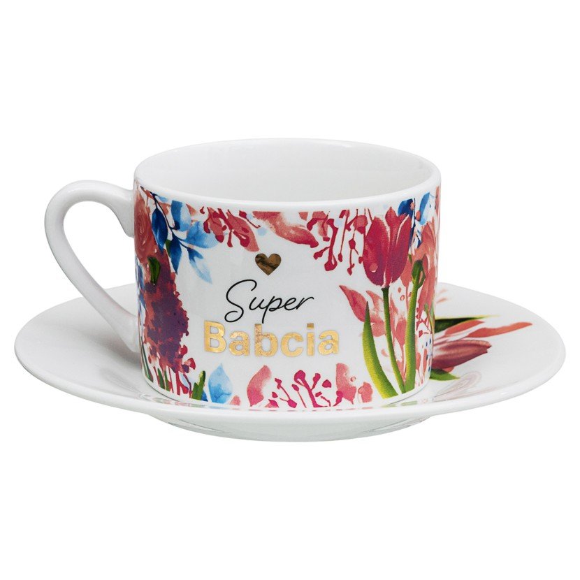 Filiżanka, Dzień Babci i Dziadka, Kwiaty, 200 ml - Empik | Sklep EMPIK.COM