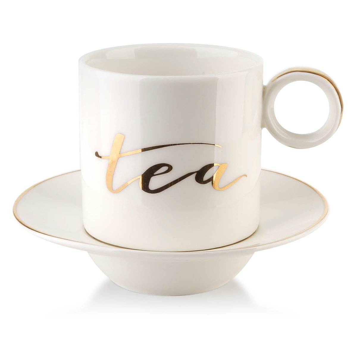FILIŻANKA PORCELANOWA ZE SPODKIEM 250ml LOLA TEA MONDEX HTNF7511 0025J3 ...