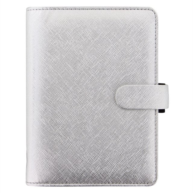 Filofax Personal Saffiano metallic silver organiser - Opracowanie ...