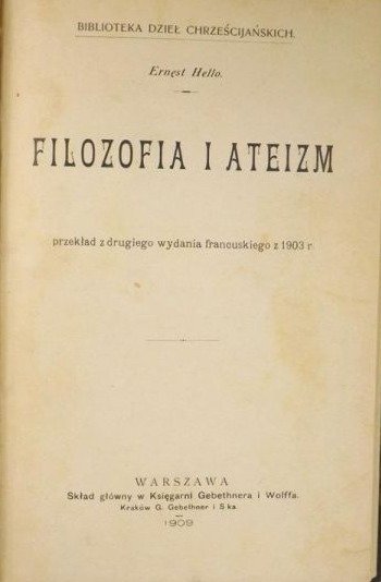 Filozofia i ateizm, 1909 r. - W opisie | Książka w Empik