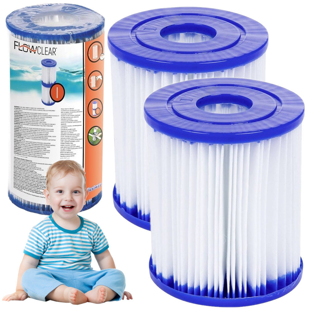 Filtr do pompy typu I Bestway 2 sztuki K215 - Stator | Sklep EMPIK.COM