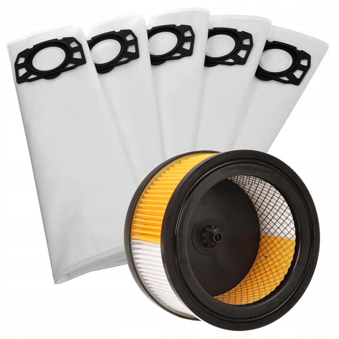 FILTR okrągły + WORKI 5X do Karcher WD4... WD5... - Techkar | AGD Sklep ...