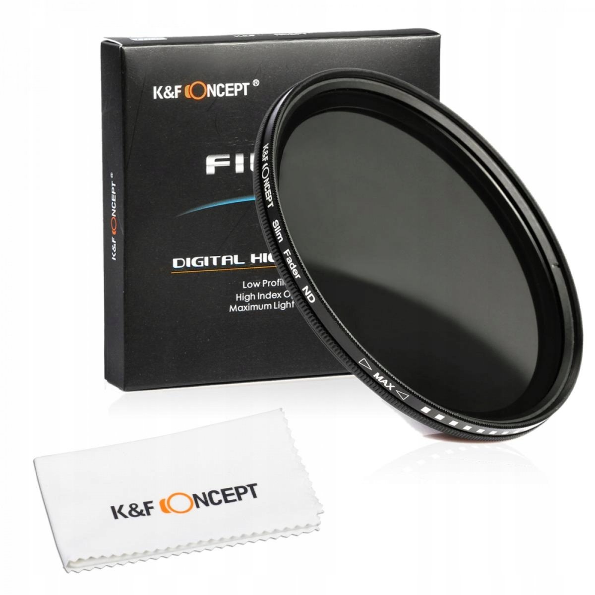Filtr polaryzacyjny K&F Concept 55mm Variable Fader ND2-400 55mm - Inny producent | Sklep EMPIK.COM