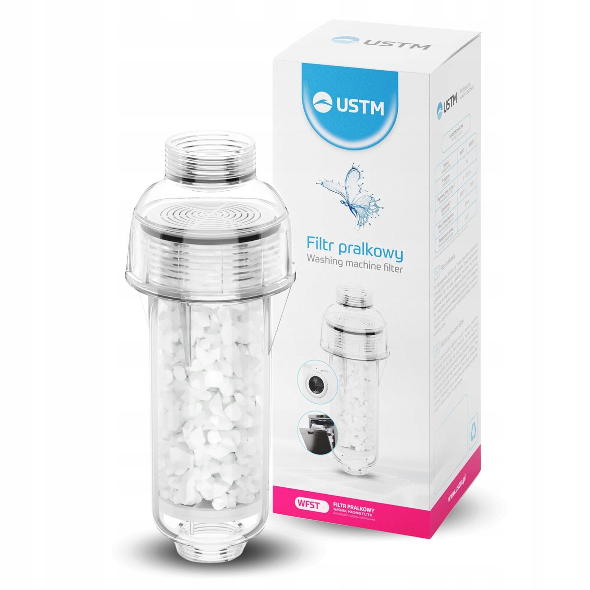FILTR PRALKOWY DO PRALKI ZMYWARKI JEDNOSTOPNIOWY WFST USTM DO OCHRONY ...