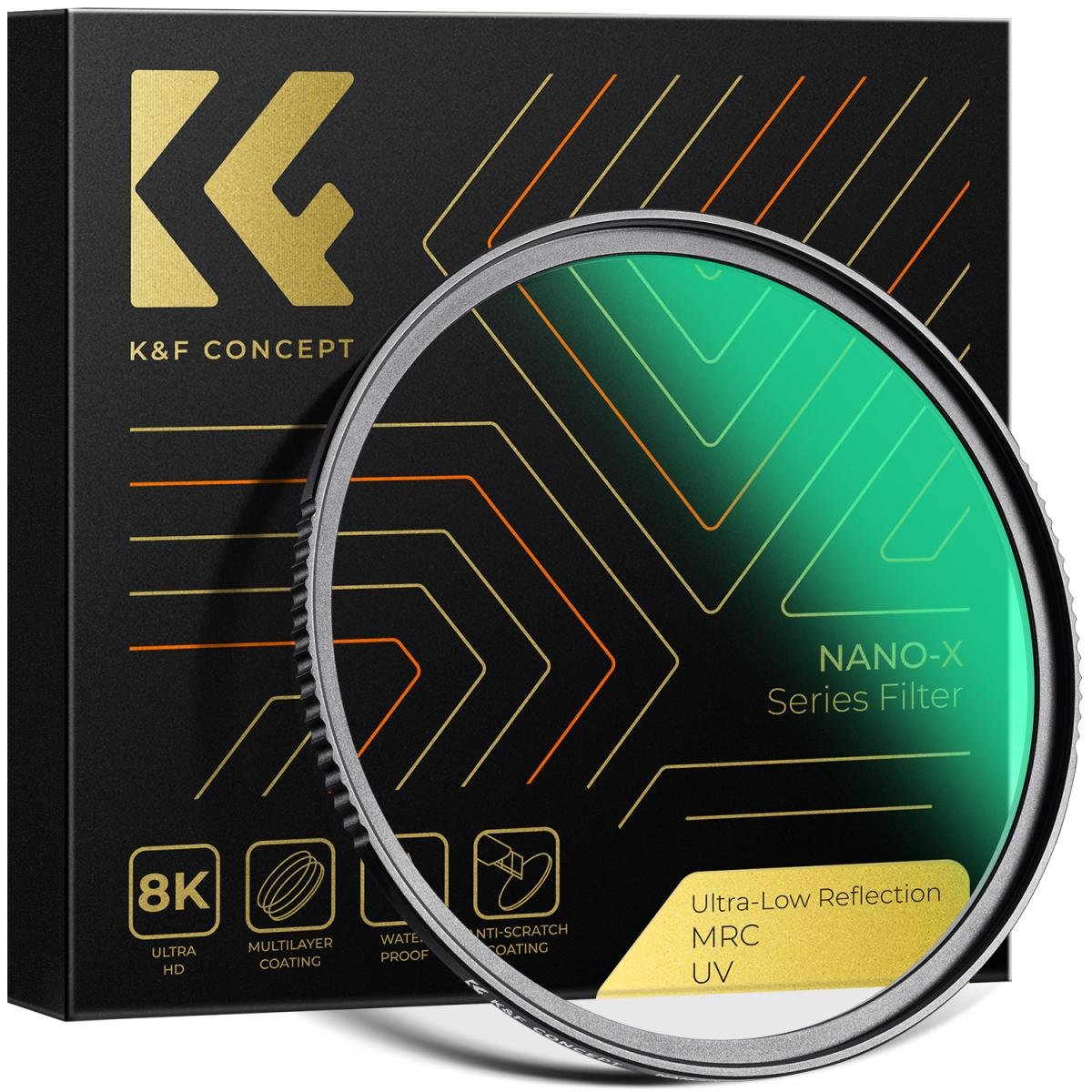Filtr UV 55mm Ultra Low Reflection MRC NANO-X 8K PRO K&F Concept KF01.2462 - Inna marka | Sklep ...