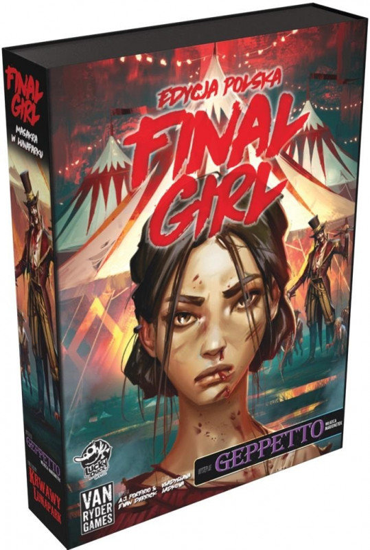 Final Girl: Masakra W Lunaparku, gra planszowa, Lucky Duck Games ...