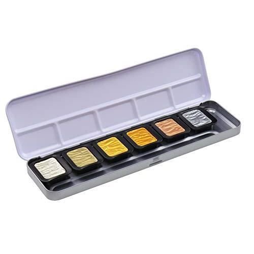 Finetec Metaliczna Paleta Farb F7001-6 Kolory Nieprzezroczyste Wysokiej ...