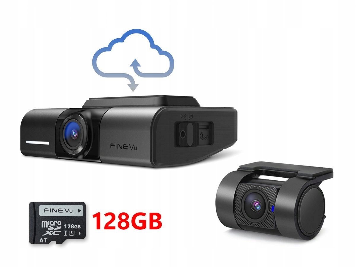 FineVu GX1000 CLOUD /128GB - rejestrator 2xQHD WiFi AI - FineVu | Motoryzacja EMPIK