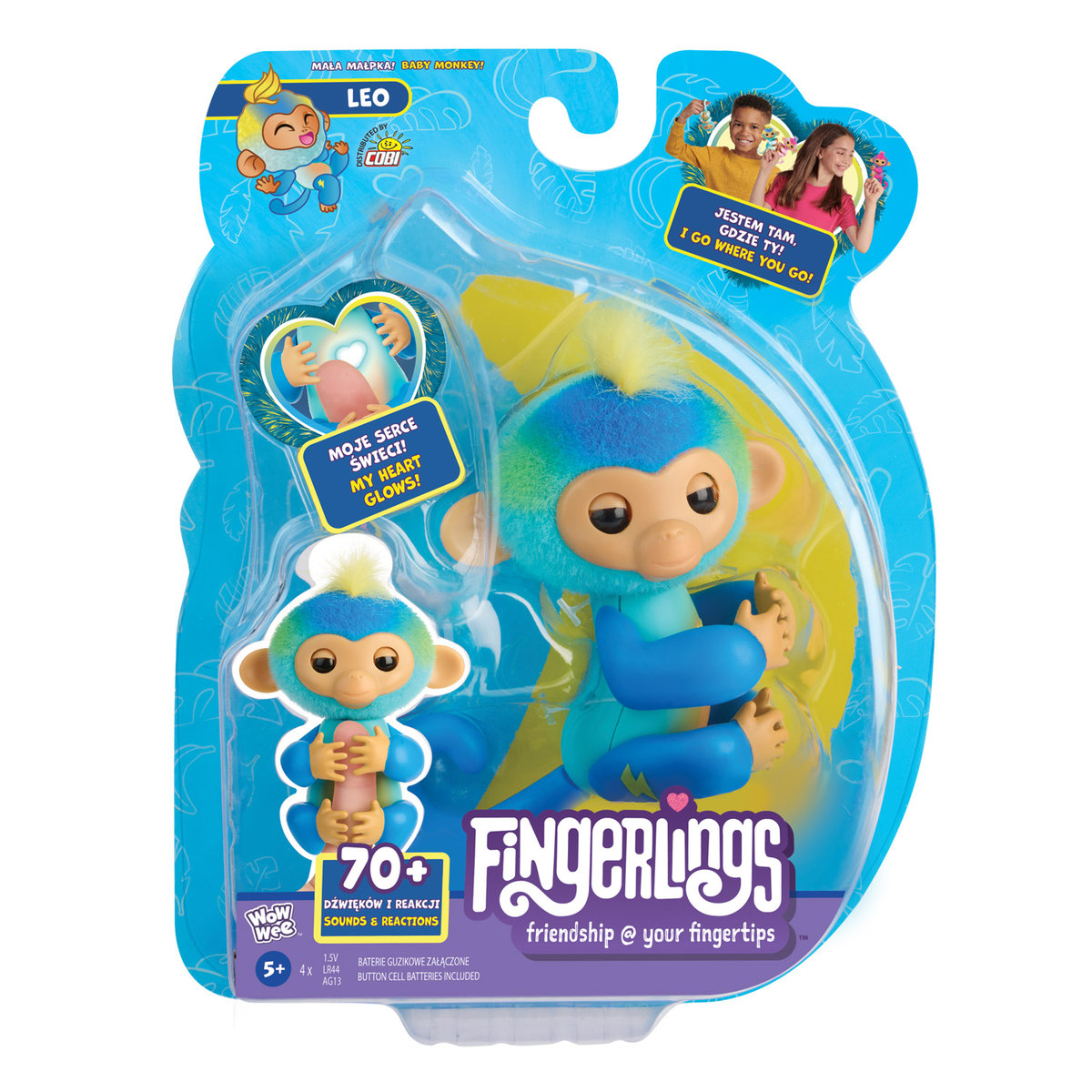 Fingerlings 2.0 Basic Monkey Blue – Leo - Fingerlings | Sklep EMPIK.COM