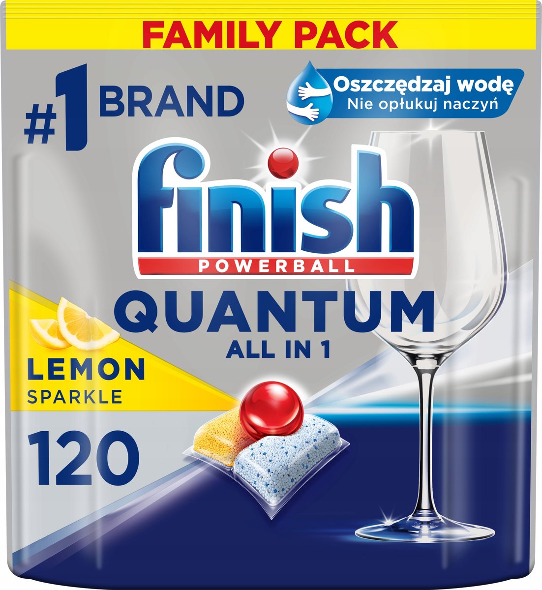 FINISH QUANTUM All in One Tabletki do zmywarki LEMON 120szt - Reckitt ... FINISH QUANTUM All in One Tabletki do zmywarki LEMON 120szt - Reckitt ...