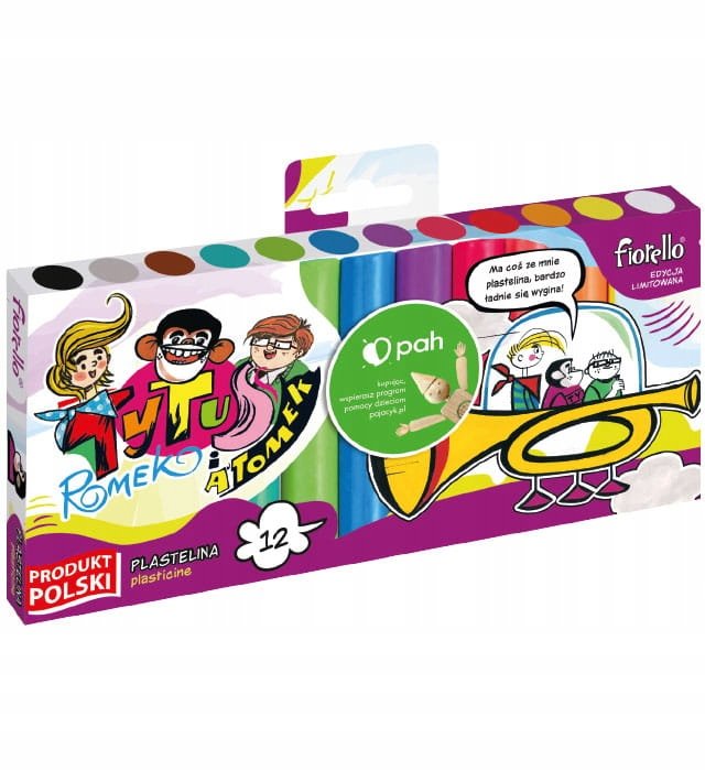 Fiorello Plastelina 12 Kol. Tytus - Fiorello | Sklep EMPIK.COM