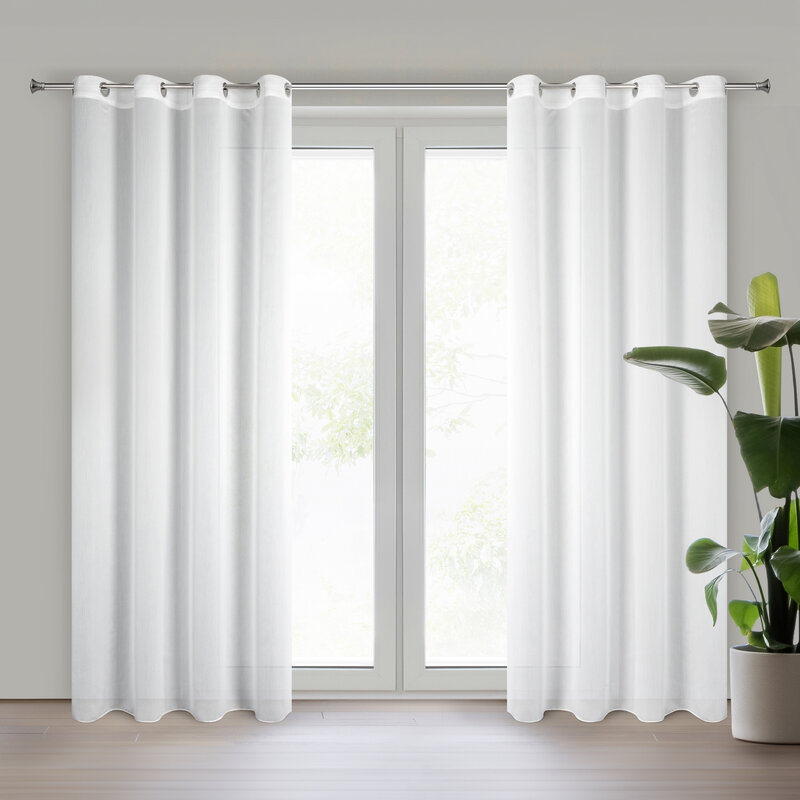 Firana, EUROFIRANY, tirsa, biała, 140x250 - Eurofirany | Sklep EMPIK.COM