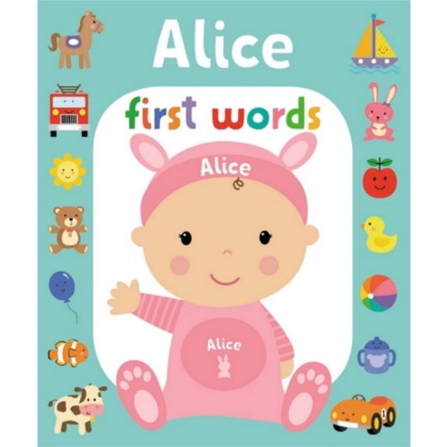 First Words Alice - Gardners Personalisation | Książka w Empik