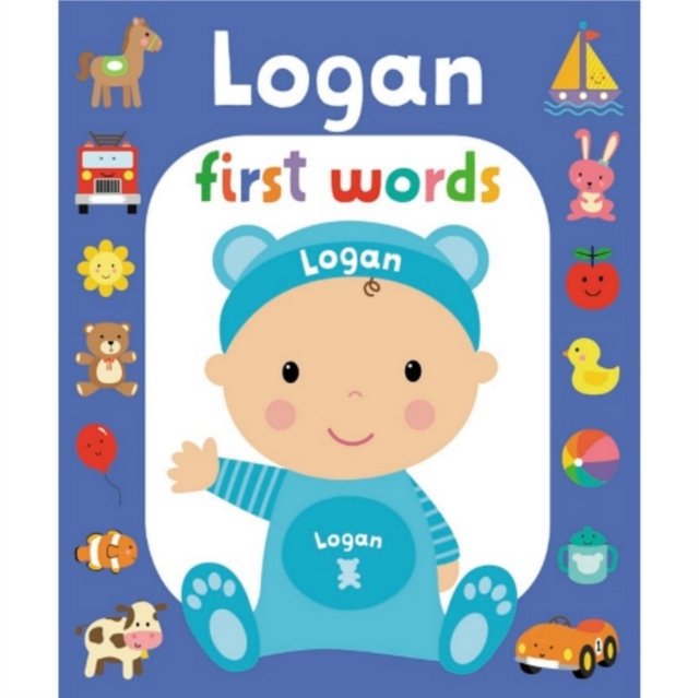 First Words Logan - Gardners Personalisation | Książka w Empik