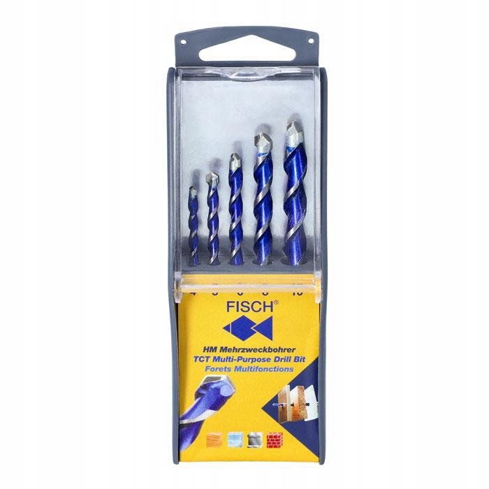 FISH TOOLS ZESTAW 5 WIERTEŁ HM MULTIMATERIAŁOWE 5 - Fisch | Sklep EMPIK.COM