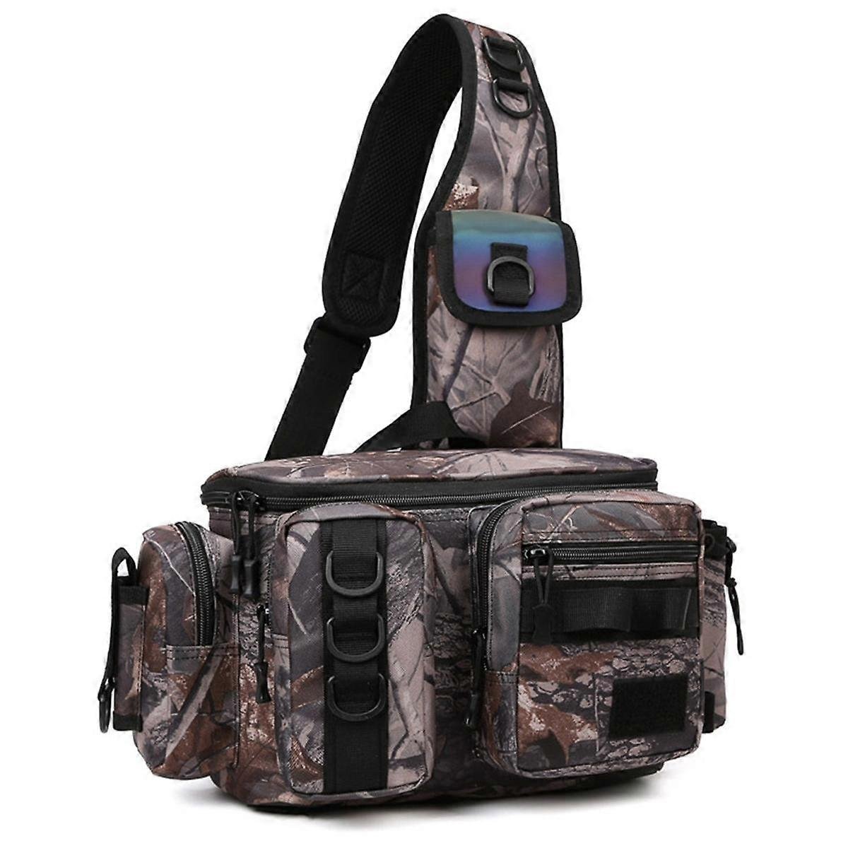Fishing Tackle Backpack Lure Box Gear Storage Bag Fanny Pack Fly ...