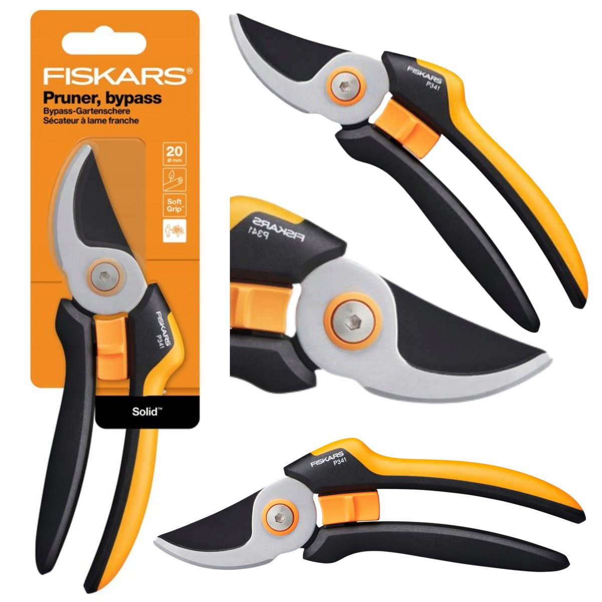 Fiskars Sekator Ogrodowy Nożycowy - Do Gałęzi Krzewów Kwiatów ...